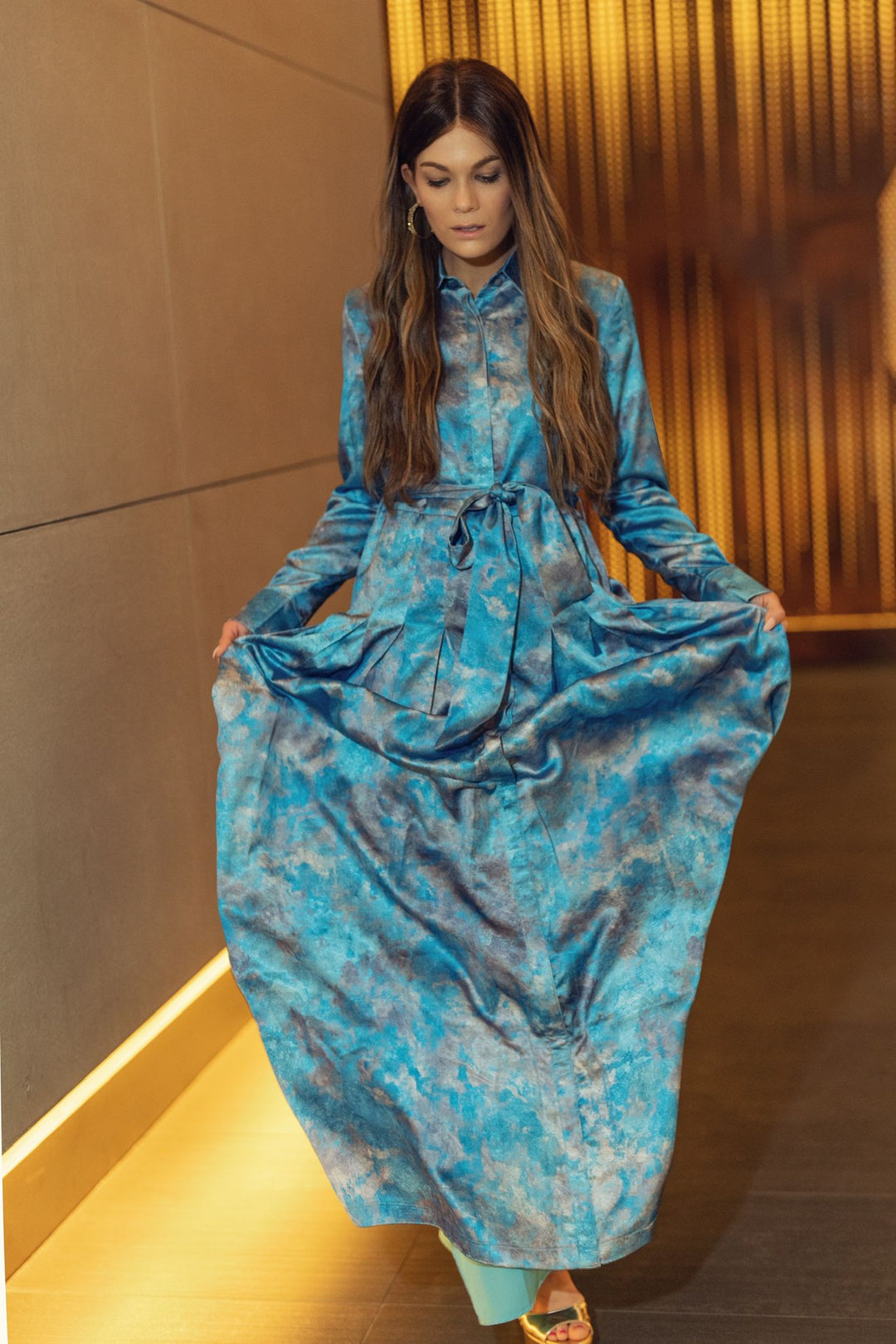 Ocean Shades Dress – Aleeza Paris